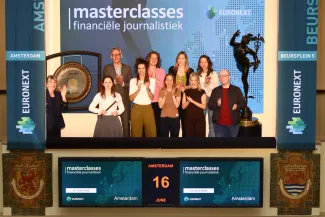 Masterclass Financial Journalism at Euronext Amsterdam